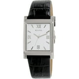 Bulova Men's Black Leather Strap Watch 96B107 - Walmart.com