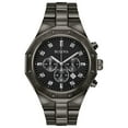 Bulova Men's Chronograph Diamond Accent Stainless Steel Watch 44mm ...