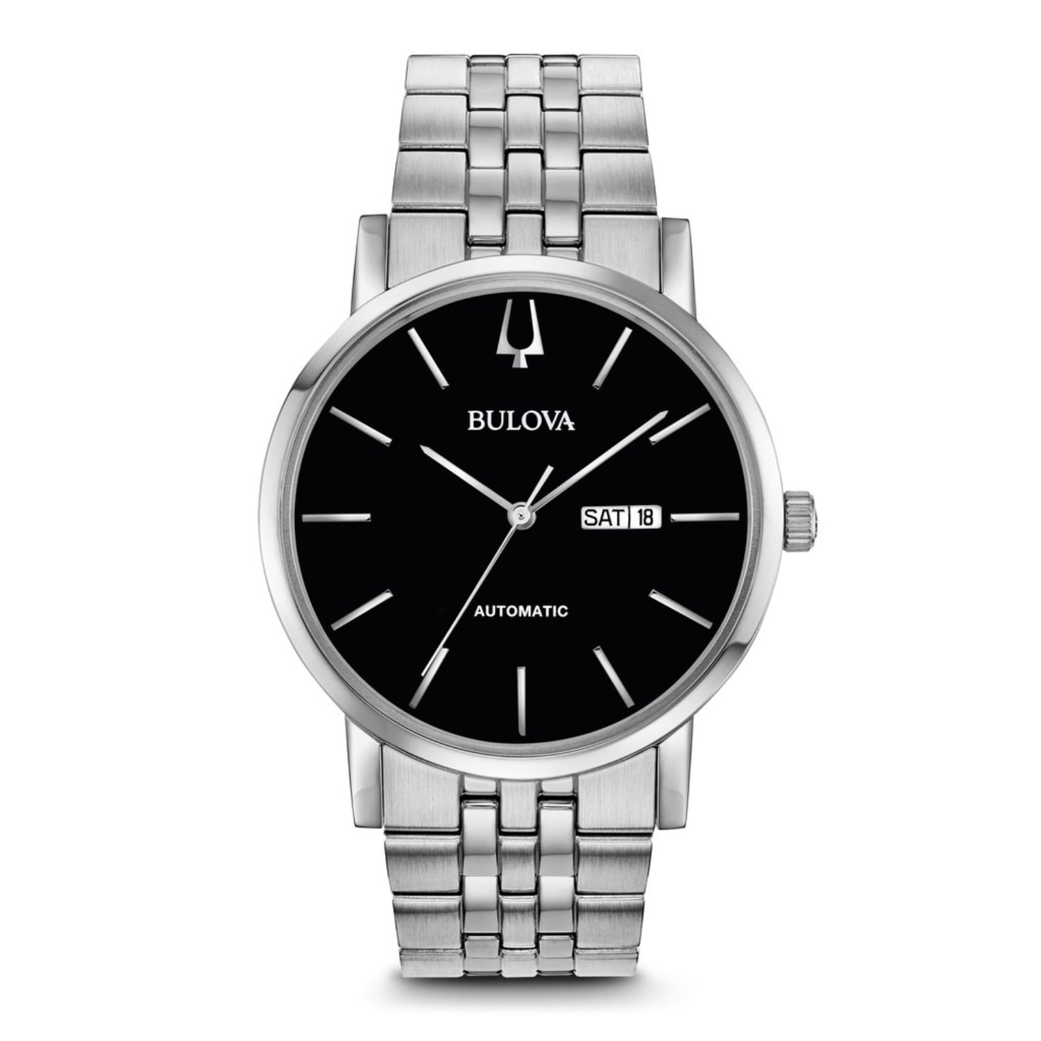 Bulova Men's Classic Stainless Steel Automatic Watch - Walmart.com