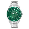 Bulova Men's Classic Stainless Steel Watch with Green Dial 98B359 ...