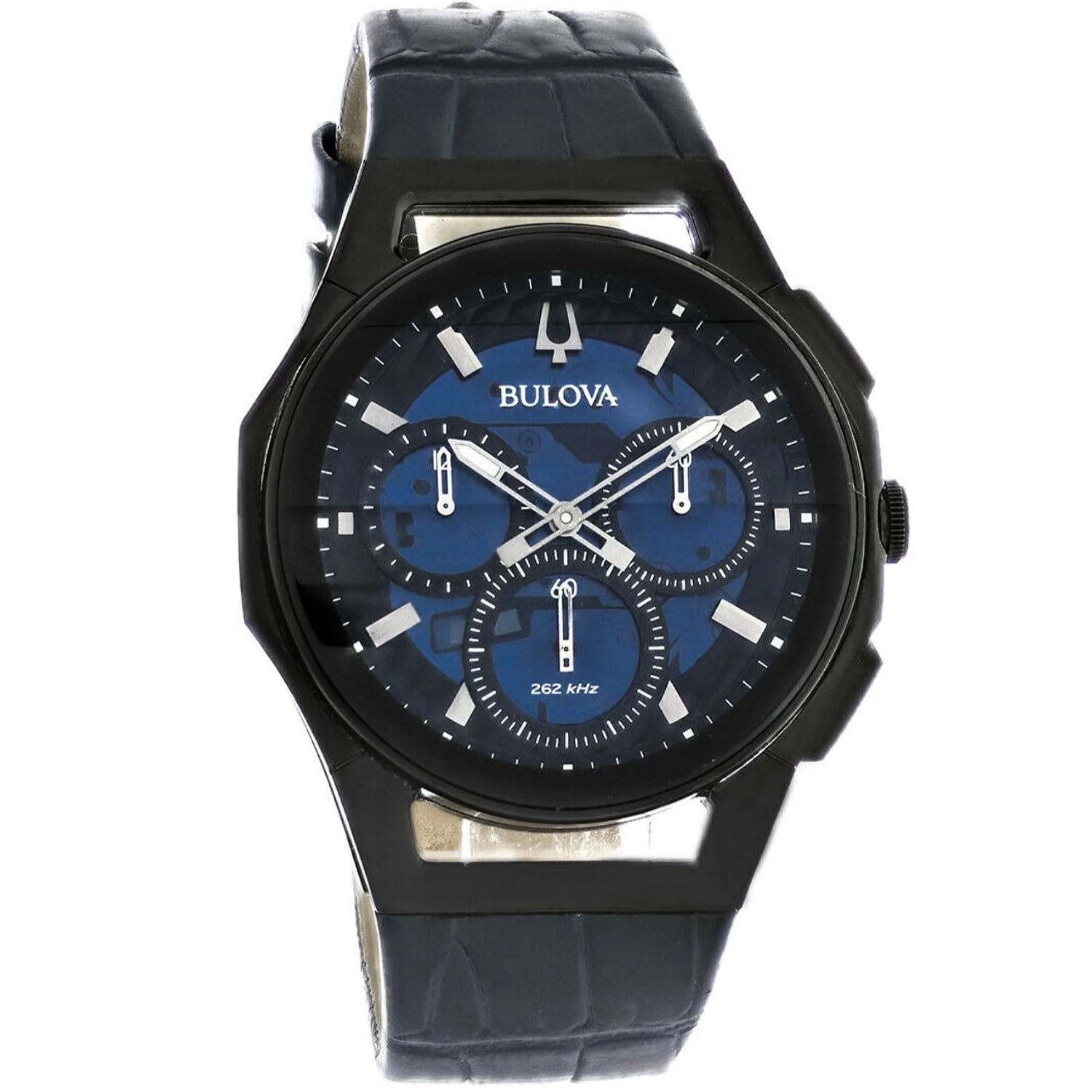 Bulova Men's Curv Blue Dial Watch - 98A232 - Walmart.com