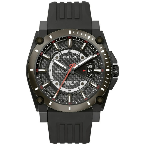 Bulova Men's Icon High Performance Quartz Chronograph Black Stainless ...