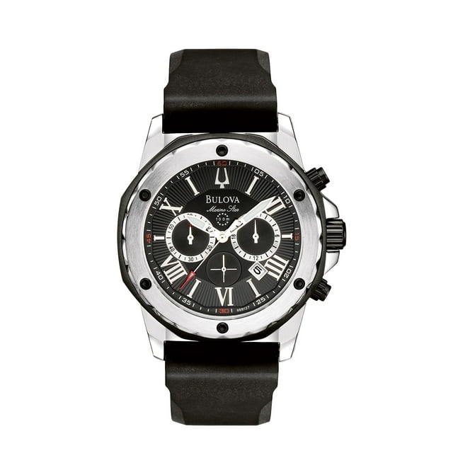 Bulova Men's Marine Star Chronograph Strap Watch 98B127 - Walmart.com