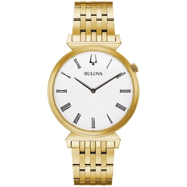 Bulova Men's Diamond Accented Gold-Tone Watch - Walmart.com