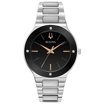 Bulova Men's Dress Black Stainless Steel Bracelet Watch - Walmart.com