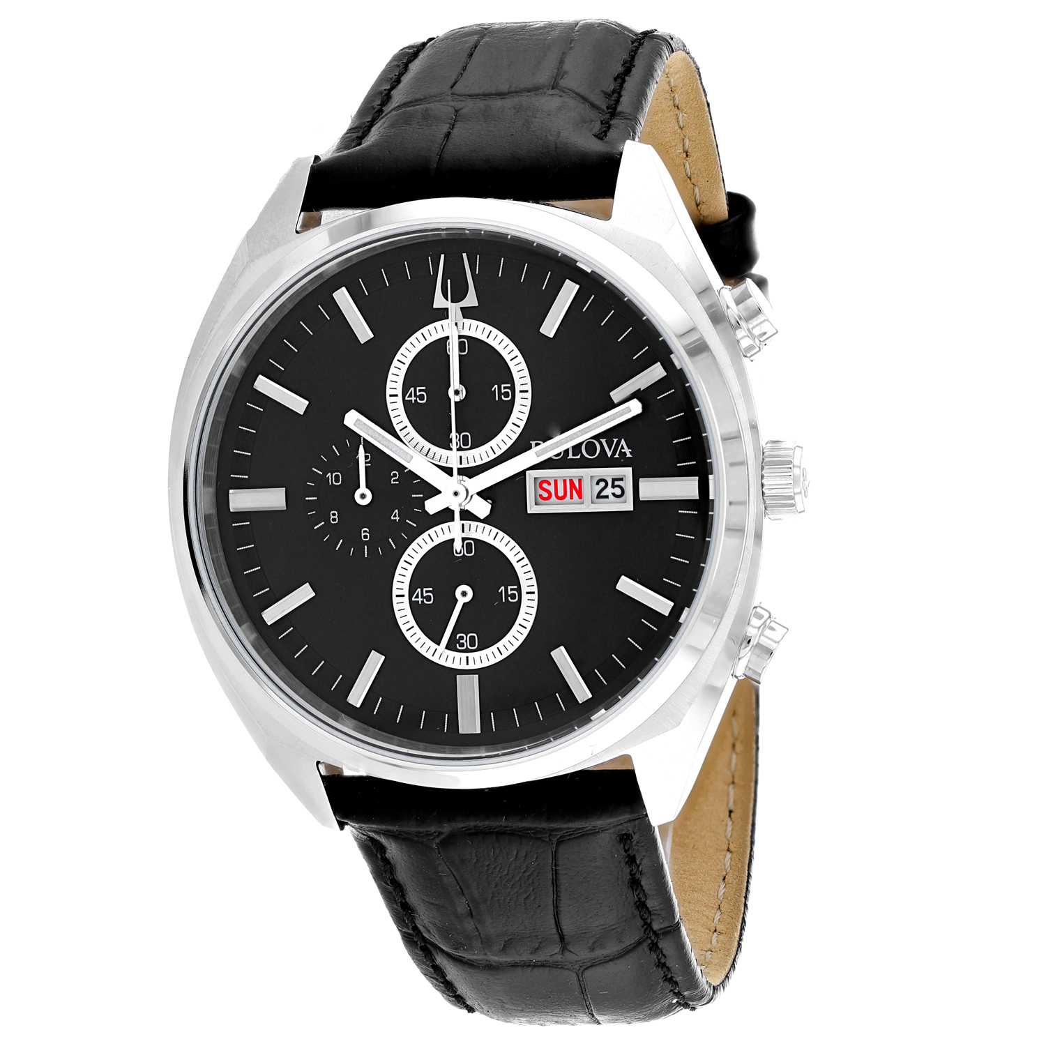 Bulova Men's Surveyor Black Dial Watch - 96C133 - Walmart.com