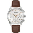 Bulova Men's Sutton Leather Strap Chronograph Watch - 96B370 - Walmart.com