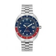 Bulova Men's Watch Automatic Gmt Blue/Red Oceanographer 96B405 ...