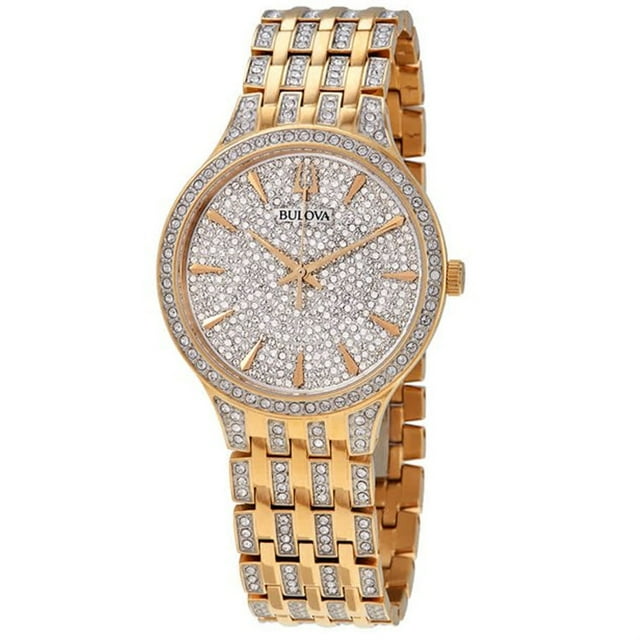 Bulova Phantom Quartz Crystal Men's Watch 98A229 - Walmart.com