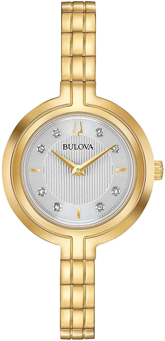 Bulova Rhapsody Gold-Tone Ladies Watch 97P144 - Walmart.com