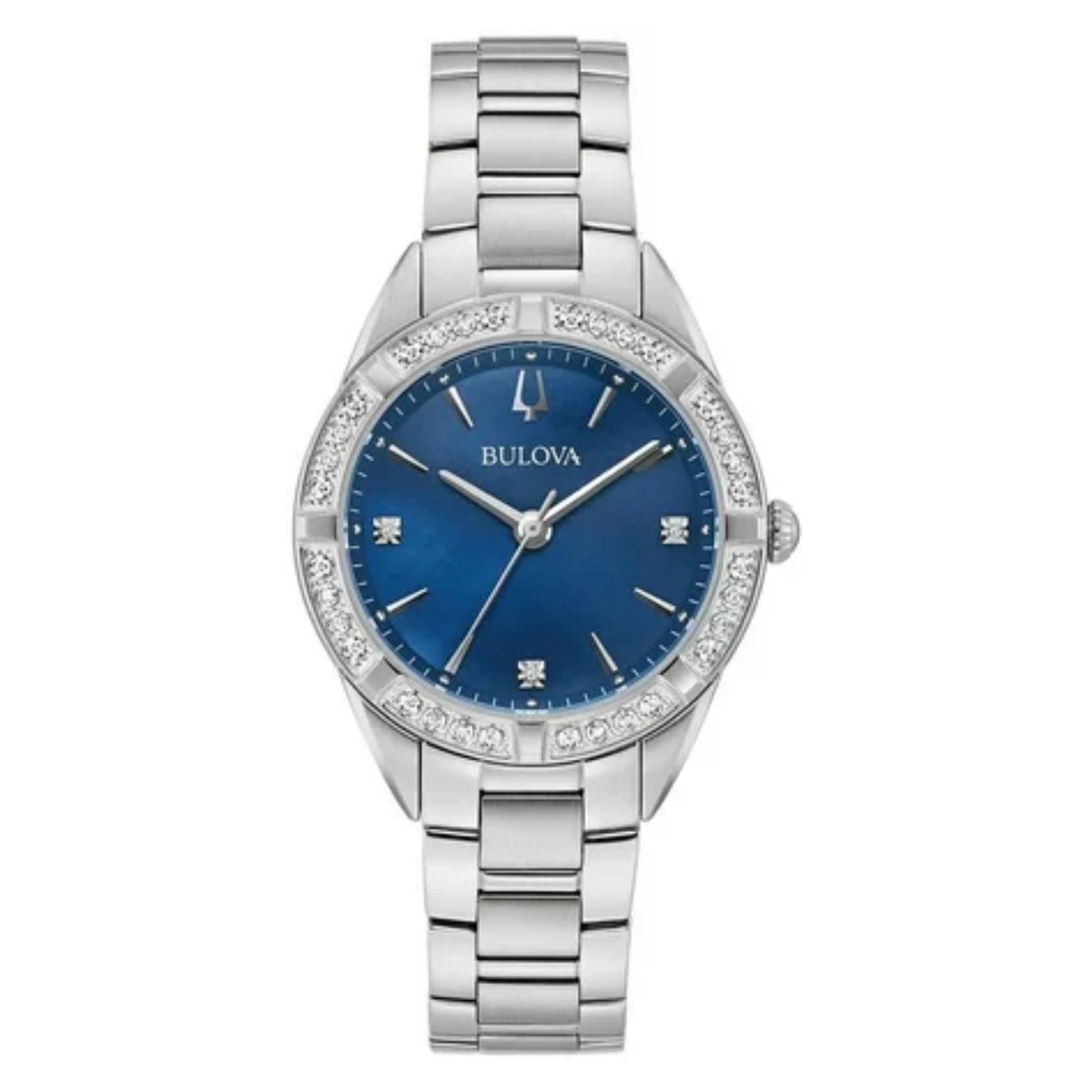 Bulova Women's Sutton Blue Dial Watch - 96R243 - Walmart Business Supplies