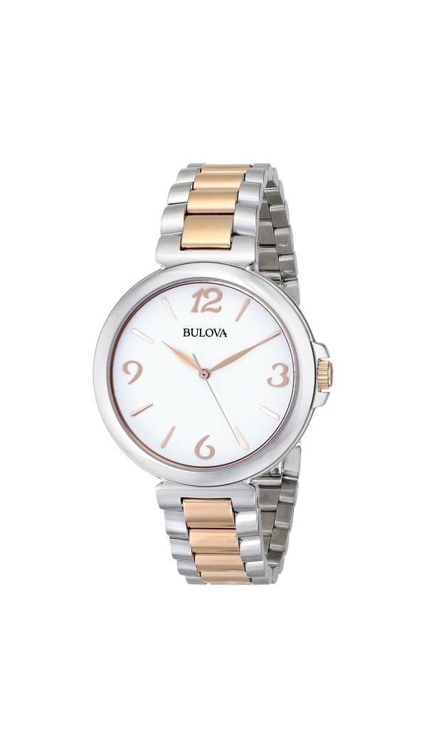 Bulova Two-Tone Ladies Watch 98L195 - Walmart.com