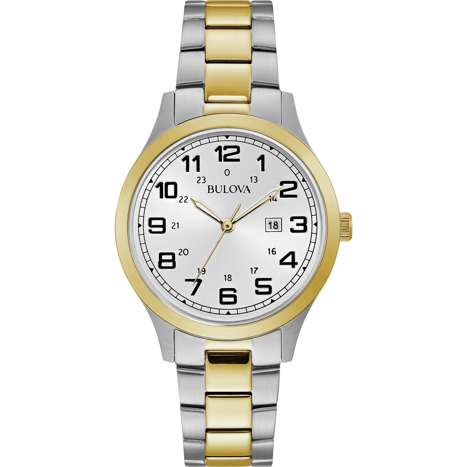 Bulova Women's Classic Two-Tone Stainless Steel Watch - 98M128 ...