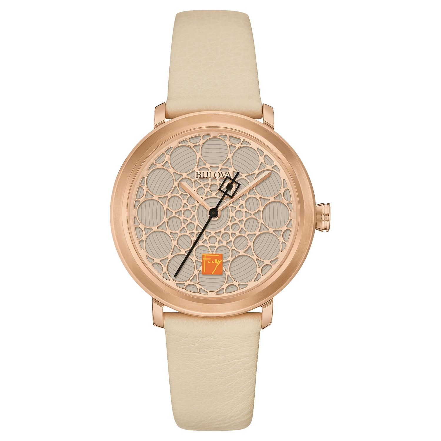 Bulova Women's Frank Lloyd Wright Leather Strap Watch - Walmart.com
