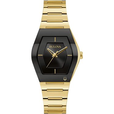 Bulova Women's Crystal Watch Box Set, Stainless Steel Case, Quartz ...