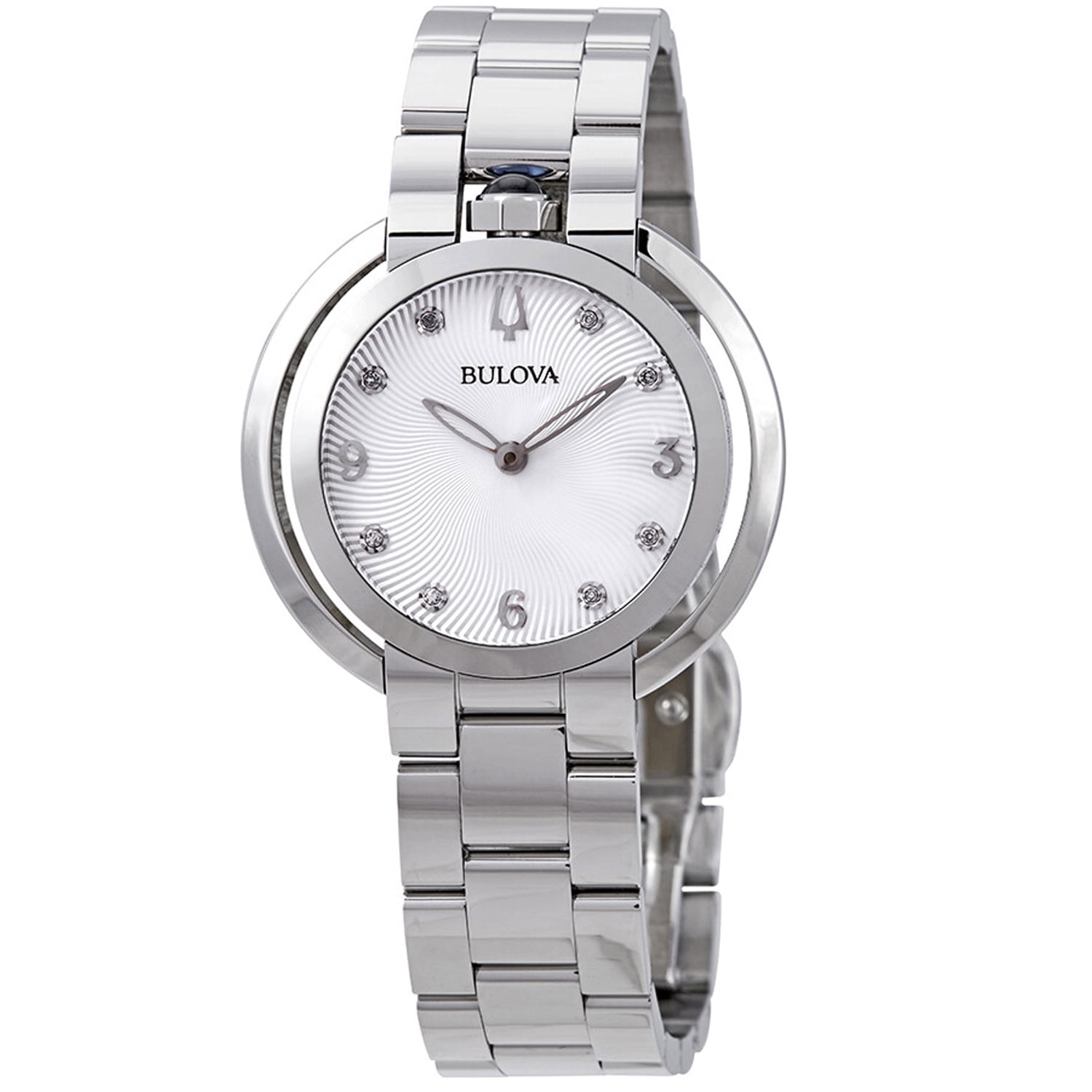 Bulova Women's Rubaiyat White Dial Watch - 96P184 - Walmart.com