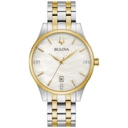 Bulova Women's Dress Two Tone Stainless Steel Watch 98M105 - Walmart.com