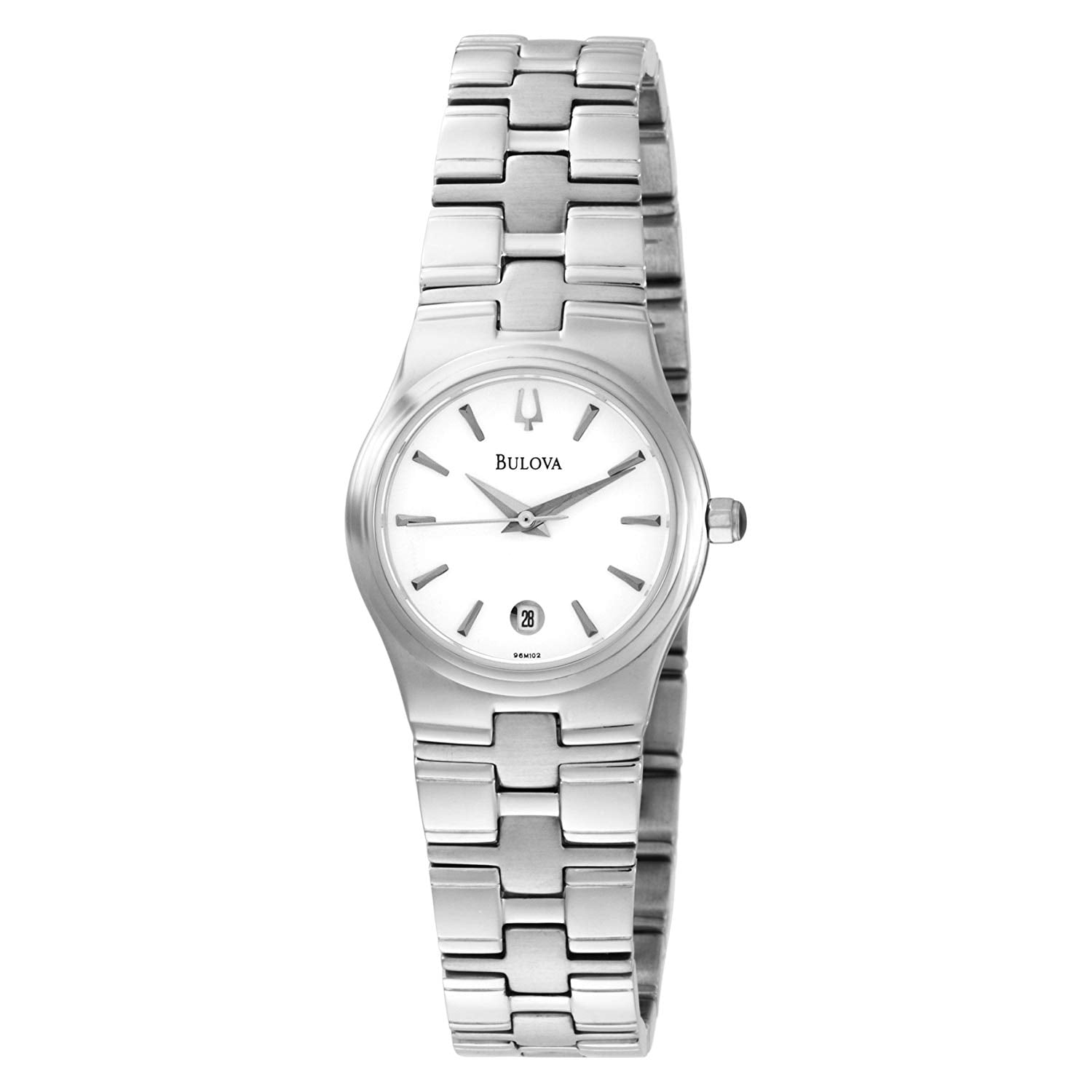 Bulova Women's bracelet white dial watch 96m102 - Walmart.com