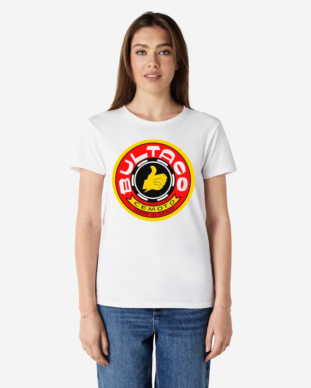 Bultaco Motorcycles Active Unisex tee Funny Size, for men & women, up ...