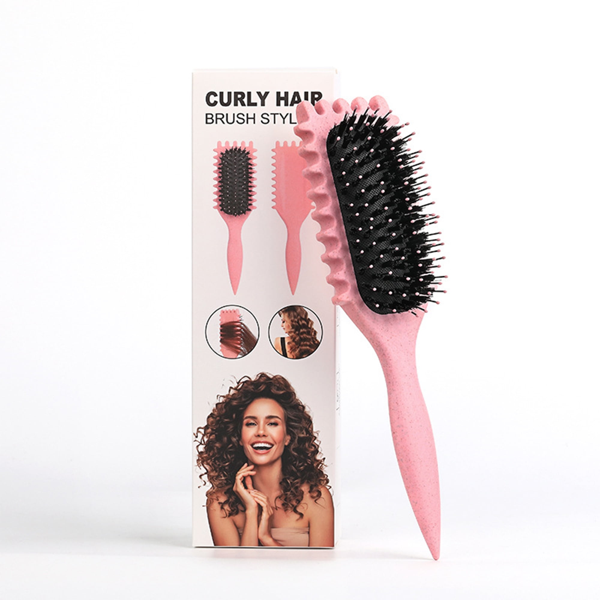 BuluBulu Curl Defining Brush Candybrush Premium Nylon Curly Hair Brush ...