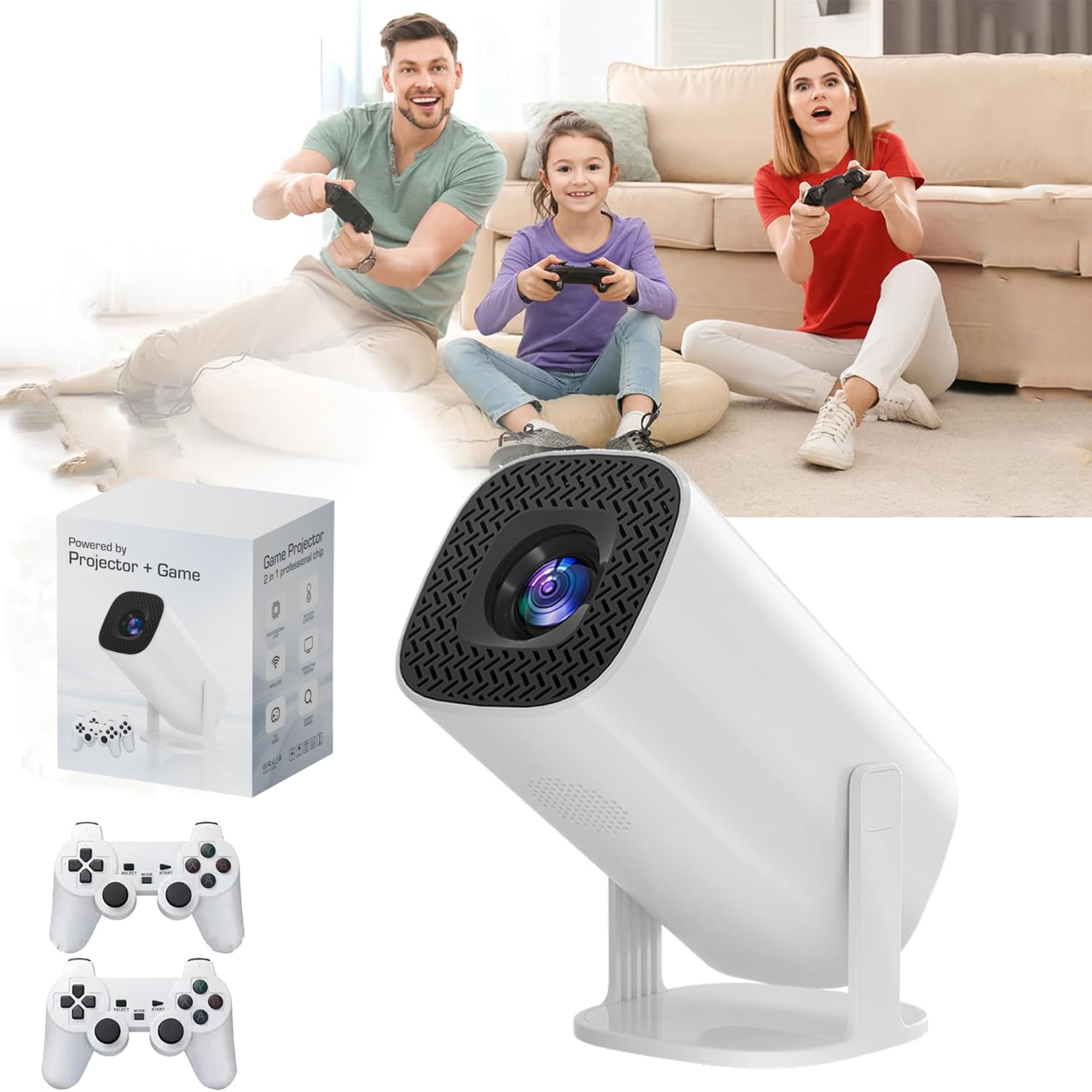 BuluBulu Game Projector P30 Max Smart Portable Game Video Projector ...
