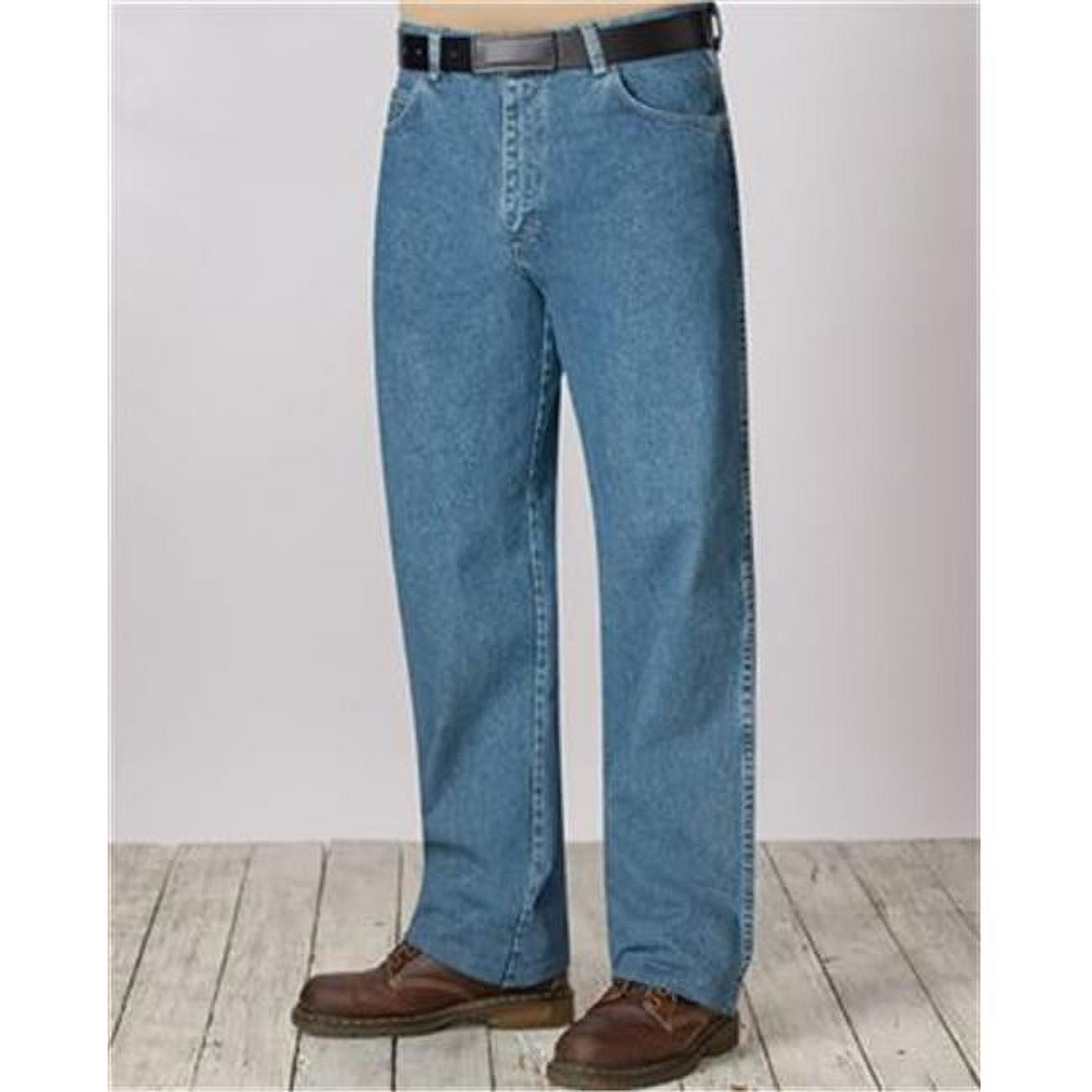 Bulwark B02530258 Stone Washed Loose Fit Denim Jean, Stonewash - Size ...