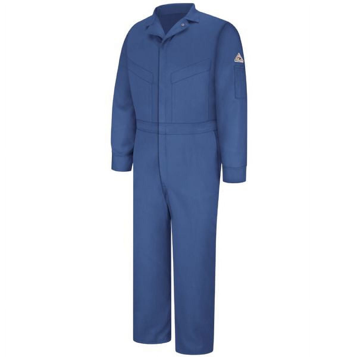 Bulwark B48130758 Deluxe Coverall, Royal Blue - Size 54 - Walmart.com