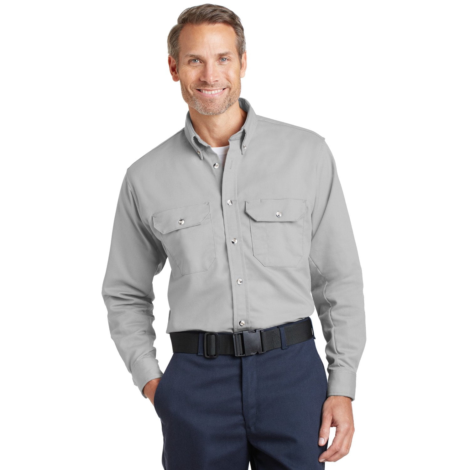Bulwark EXCEL FR ComforTouch Dress Uniform Shirt. SLU2 - Walmart.com