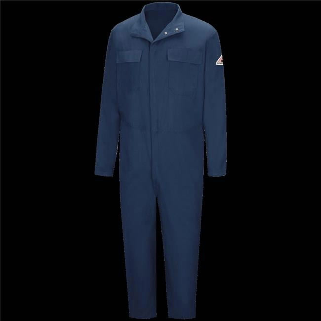 Bulwark CECWNV-RG-58 Mens FR Welding Coverall, Navy - Size 58 - Regular ...