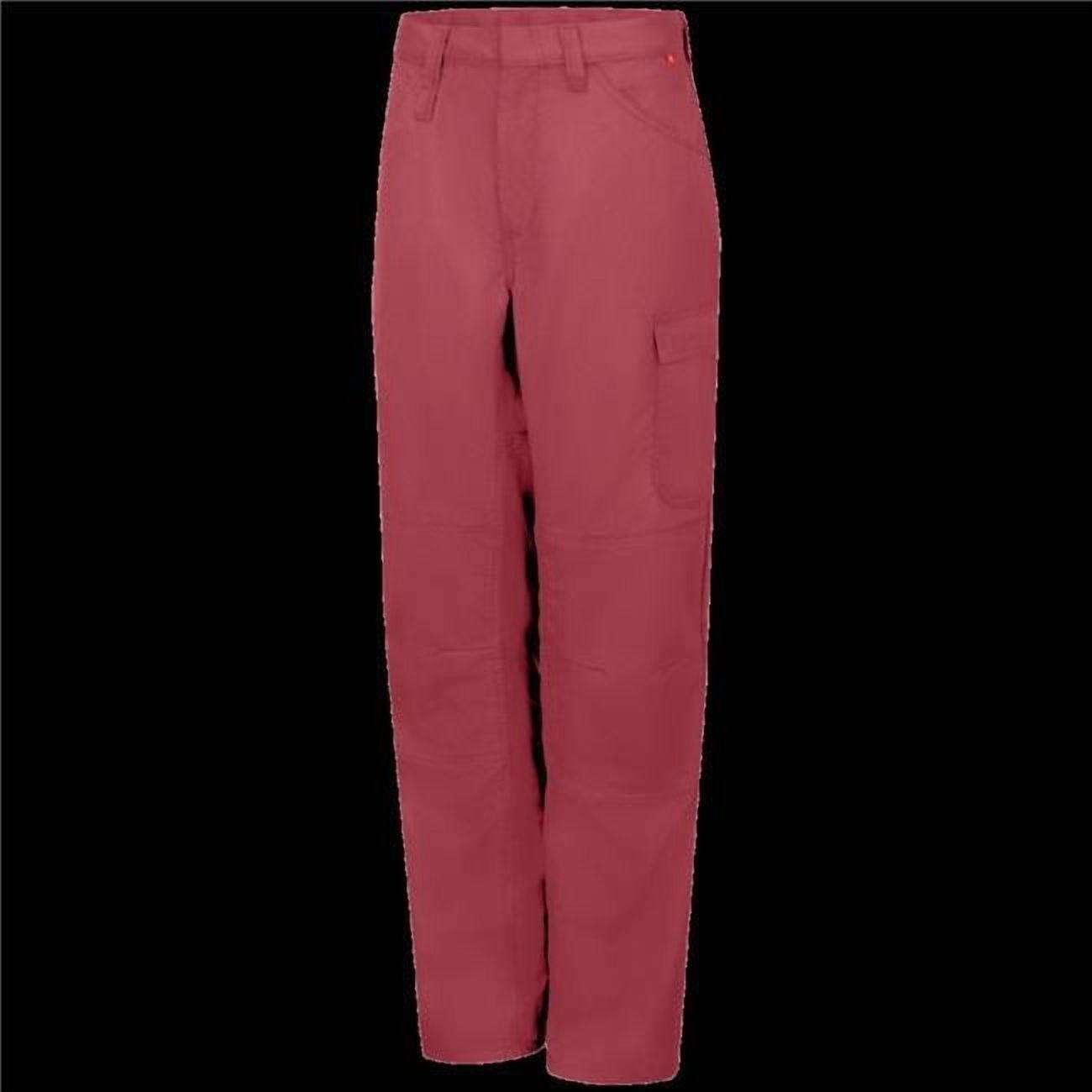 Bulwark QP16RD-44-36 Mens Lightweight Comfort Pant, Red - 44 in. Waist ...
