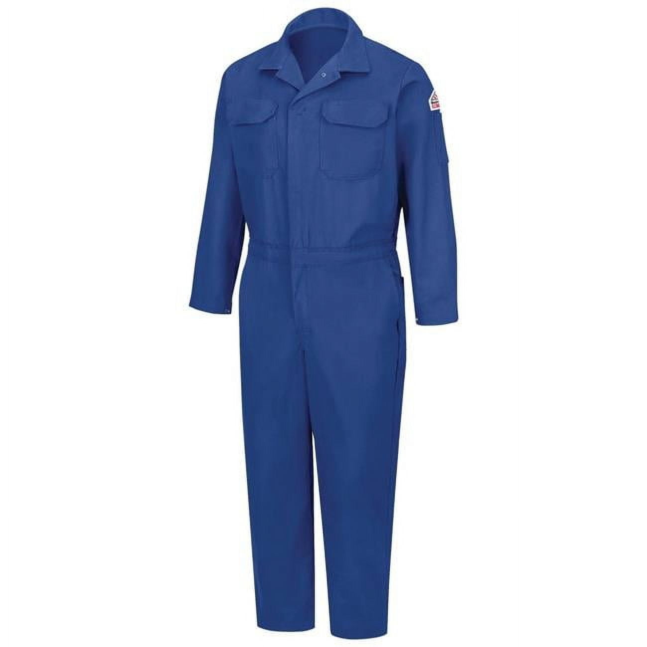 Bulwark CED2RB-LN-L Mens Midweight Excel FR Deluxe Coverall, Royal Blue ...