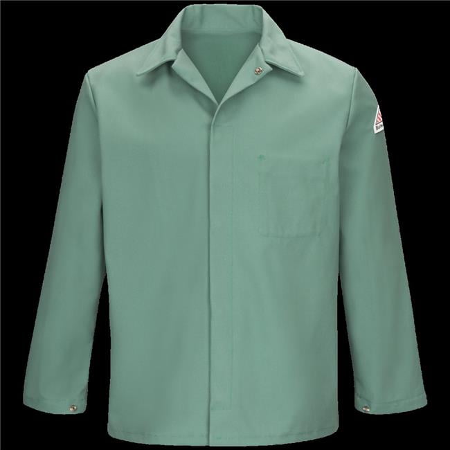 Bulwark KEM2VG-RG-L Mens Molten Metal Work Coat, Visual Green - Large ...