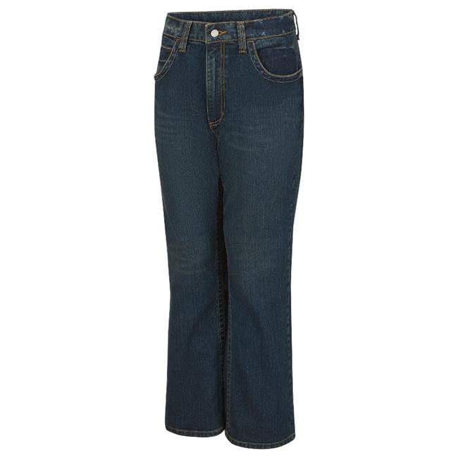 Bulwark PSJ2SD-33-36 Mens Relaxed Fit Bootcut Jean Pant with Stretch ...