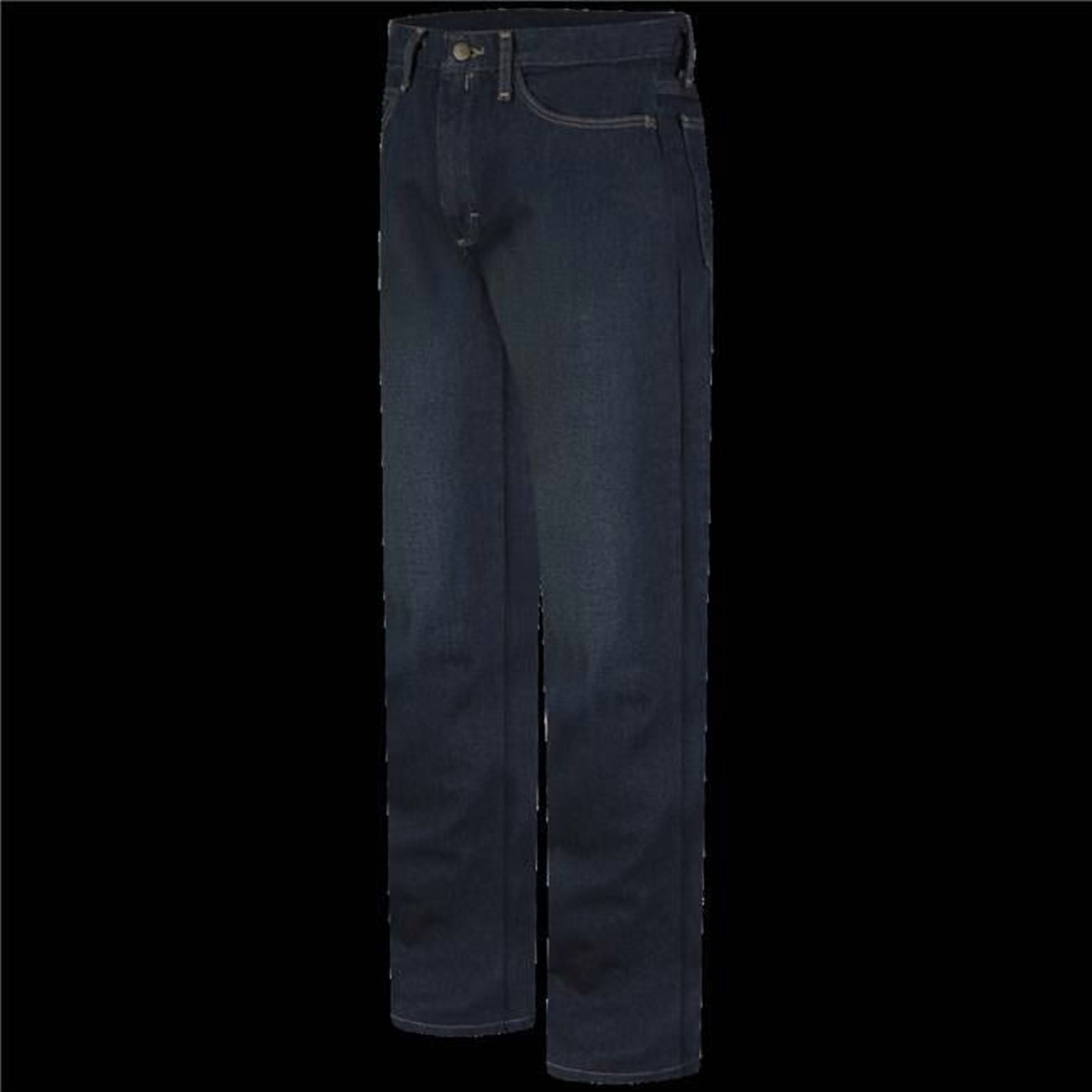 Bulwark PEJMSD-36-28 Mens Straight FR Jeans Pant, Sanded Denim - 36 in ...