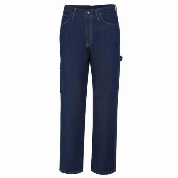 Bulwark PEJ8DI-48-32 Mens Pre-Washed Dungaree Pant with Insect Shield ...