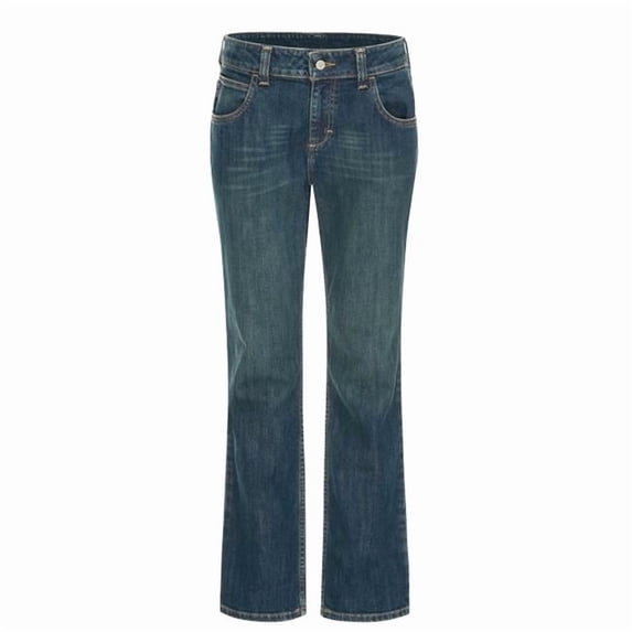 Bulwark PSJCSD-02-25 Womens Curvy Fit Jean Pant with Stretch, Sanded ...