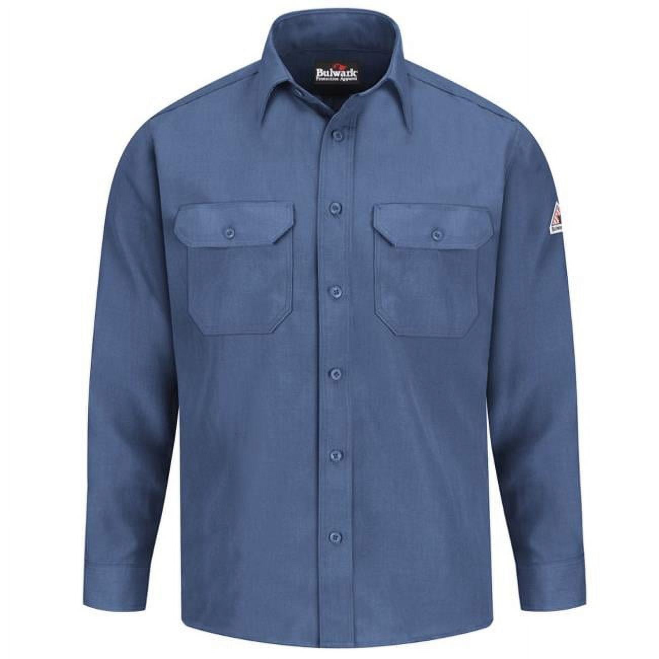 Bulwark Uniform Shirt Nomex® IIIA - Long Sizes SND2L Gulf Blue MT ...