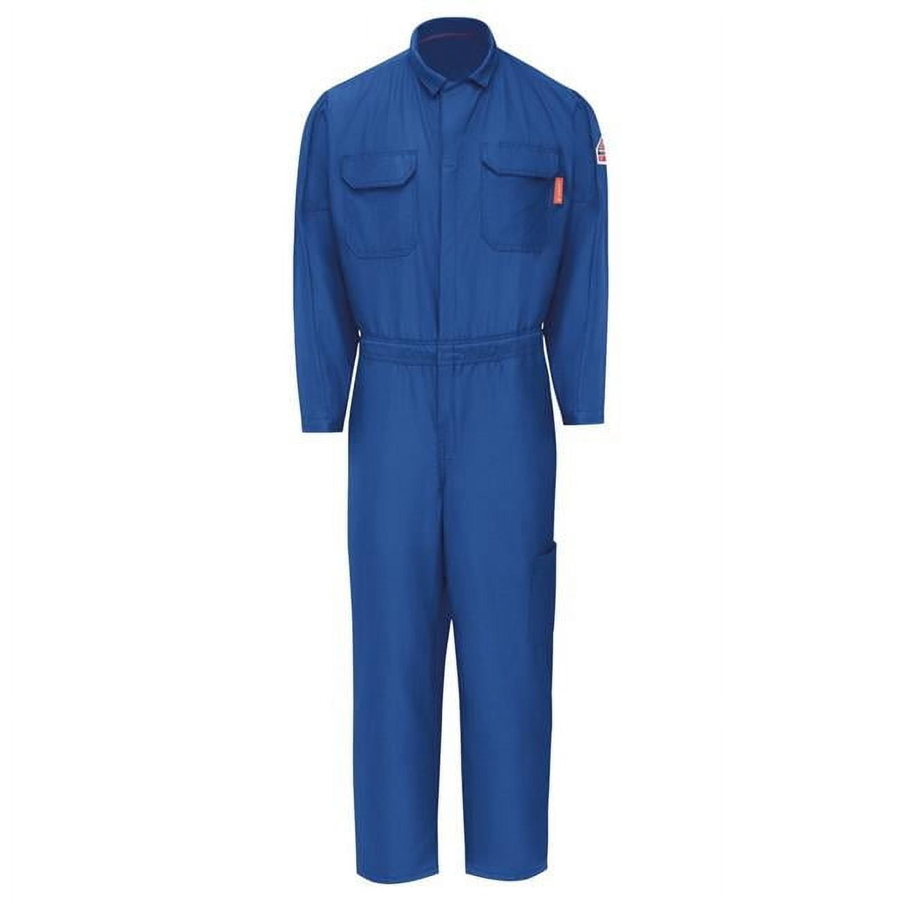 Bulwark QC24RB-RG-L iQ Series Mens Lightweight Mobility Coverall, Royal ...