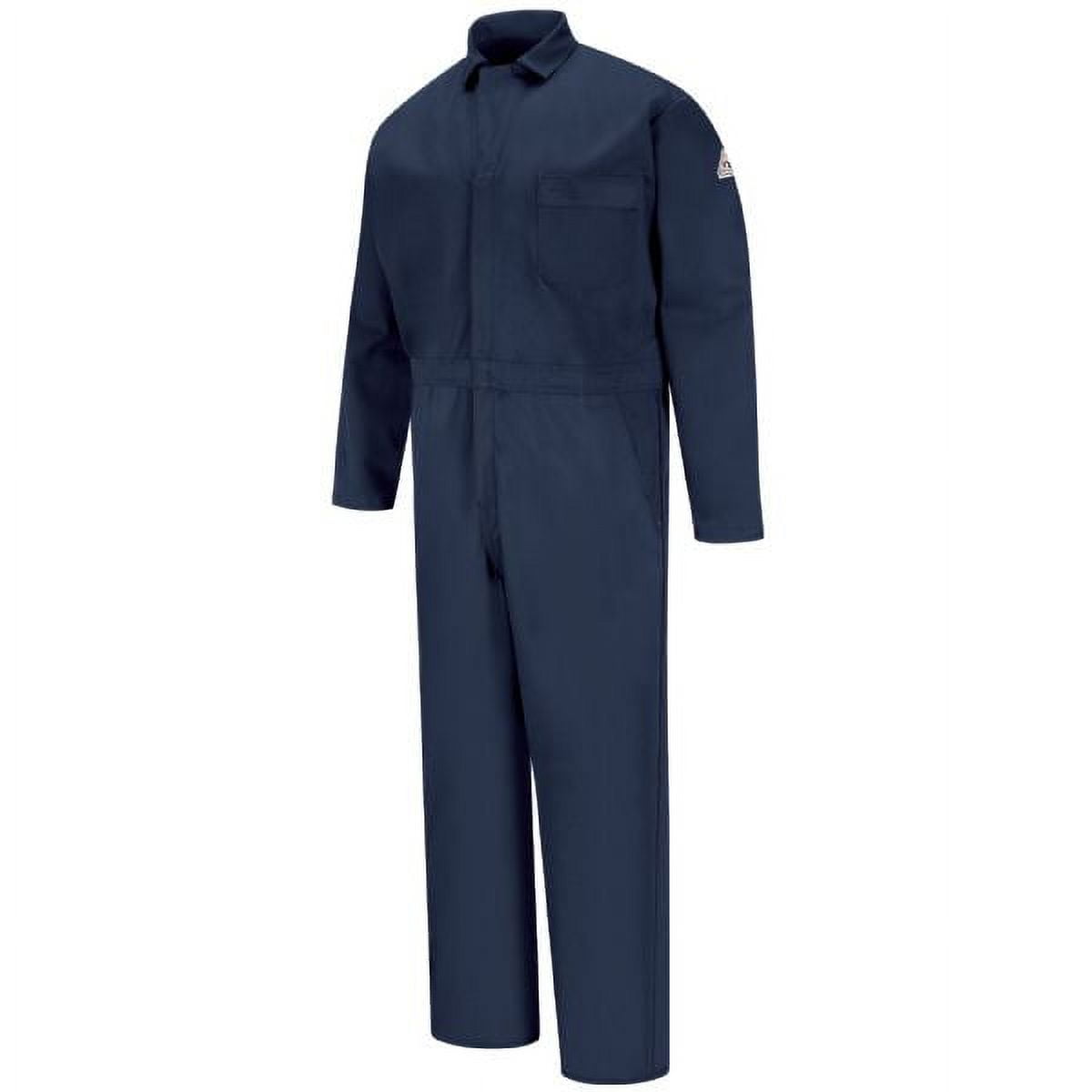 (Price/Pcs)Bulwark CEH2NV Industrial Coverall - Navy-Navy-Regular-L ...