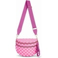 Bum Bags for Women, Checkered Crossbody Bag Nylon Crossbody Purse ...