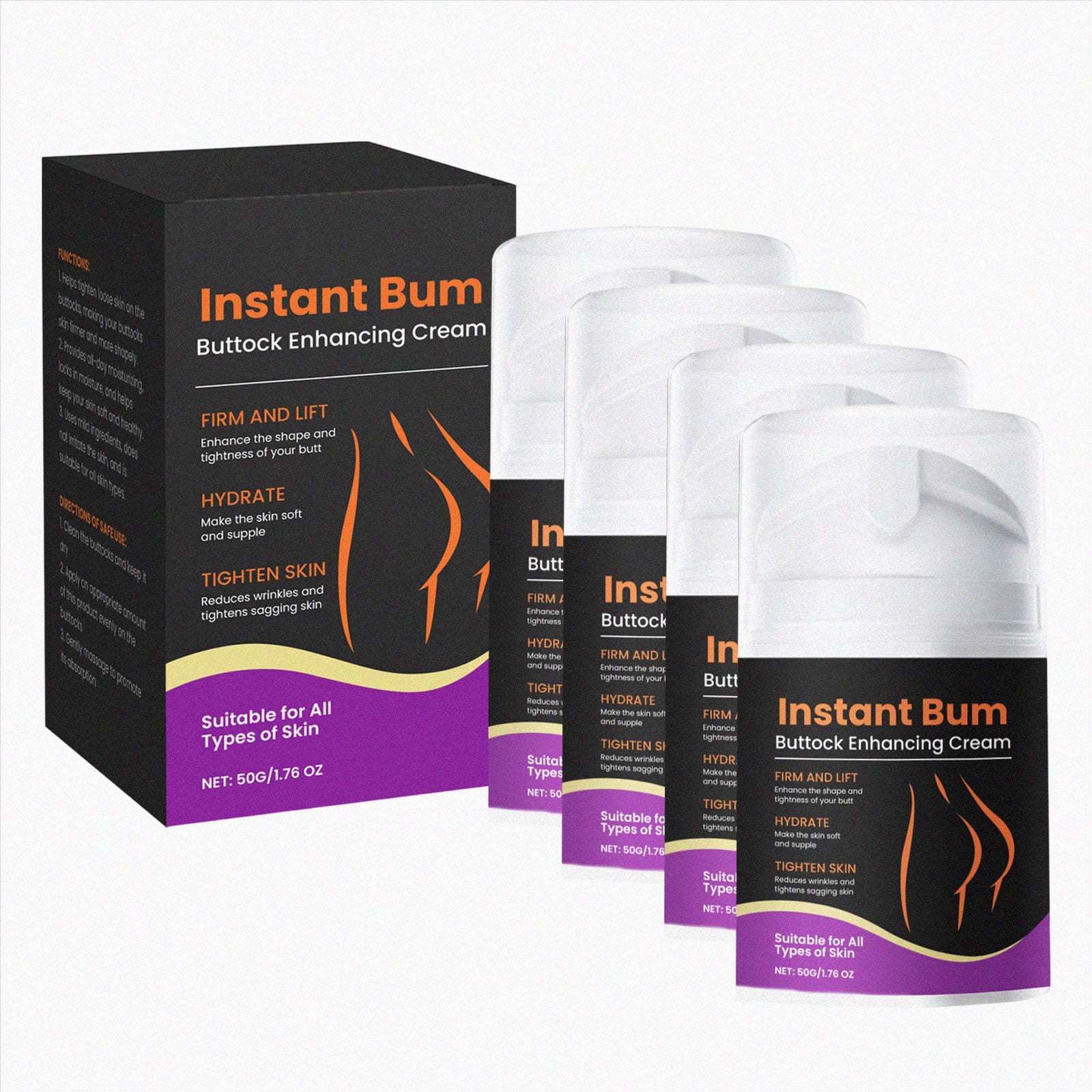 Bum Cream,Women Sculpting Cream, Firming Cream Moisturizes Improves The ...