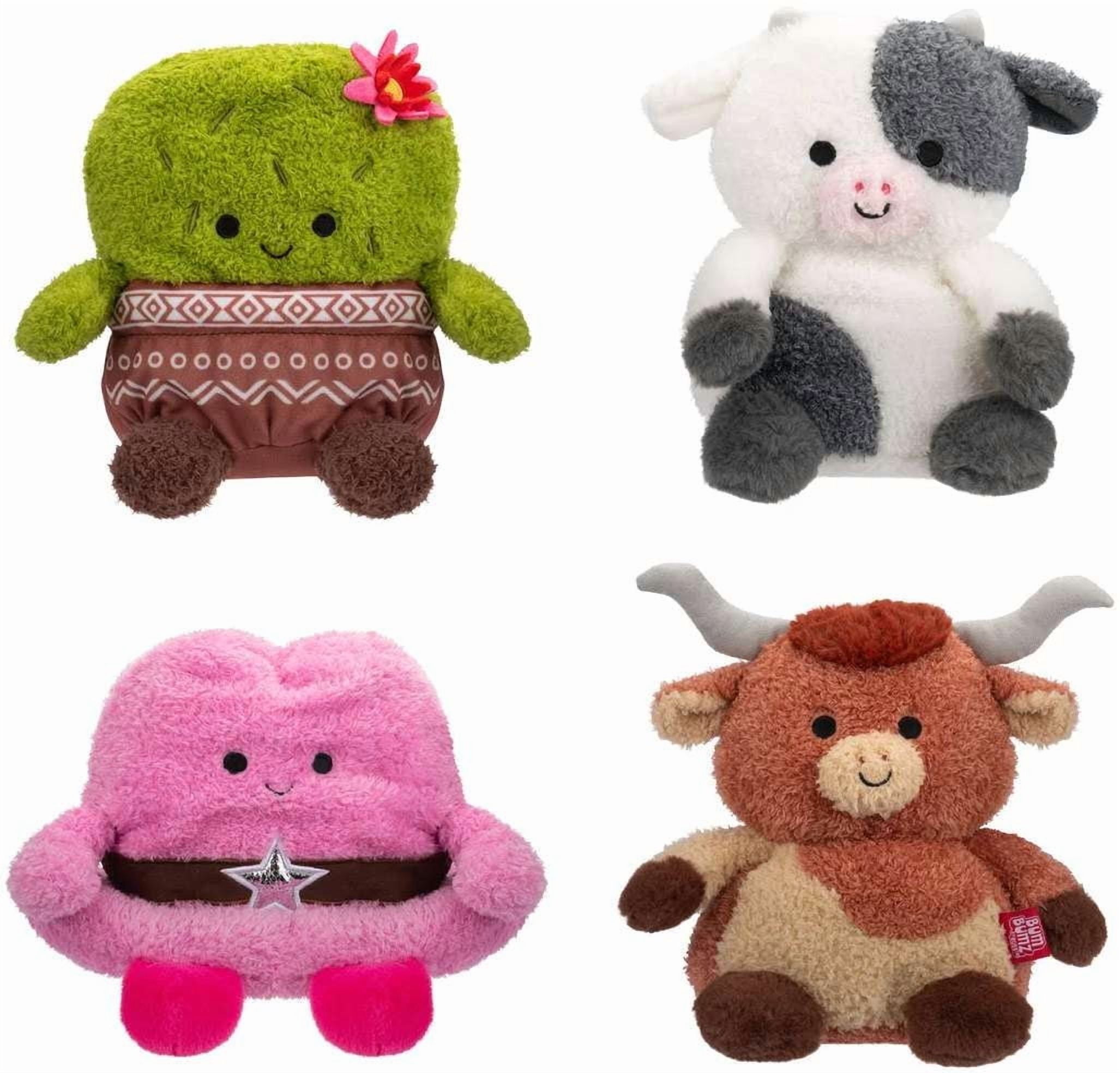 Jazwares BumBumz RodeoBumz Conrad Cow, Colleen Cactus, Heather Cowgirl ...