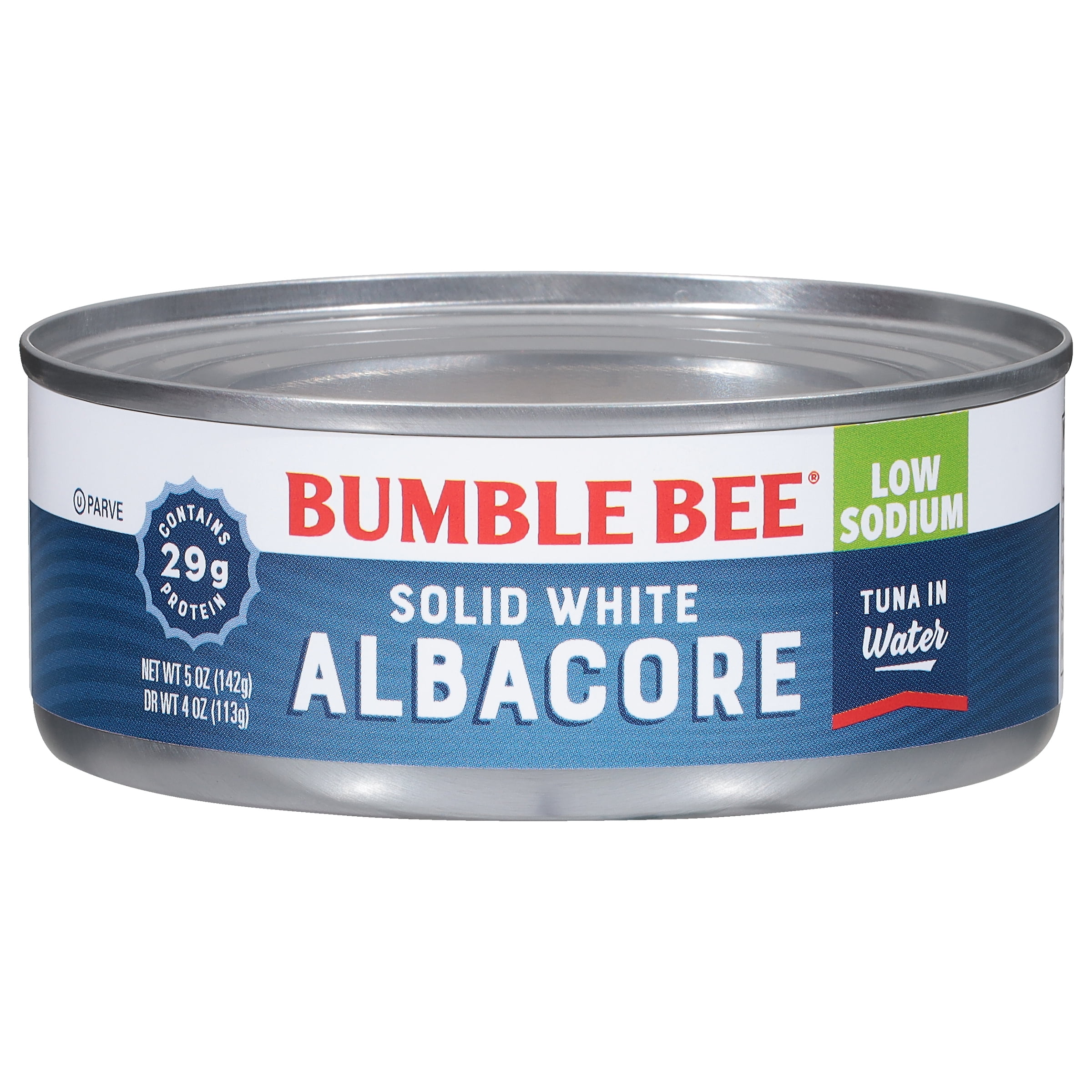 Bumble Bee 5oz Solid White Albacore in Water Low Salt Can EA - Walmart.com