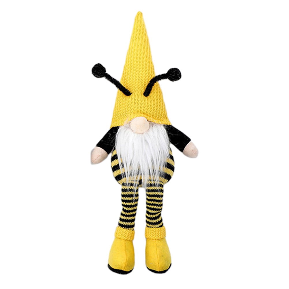 Bumble Bee Gnome Plush, Honeybee Spring Summer Gnomes Holiday Ornaments ...