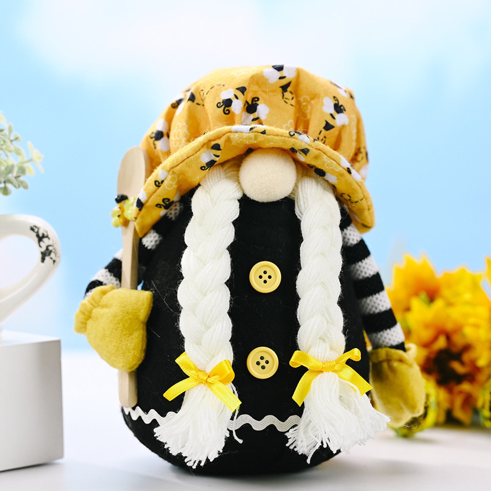 Bumble Bee Plush Decor Honey Bee Decorations for Home Office, Bumble ...