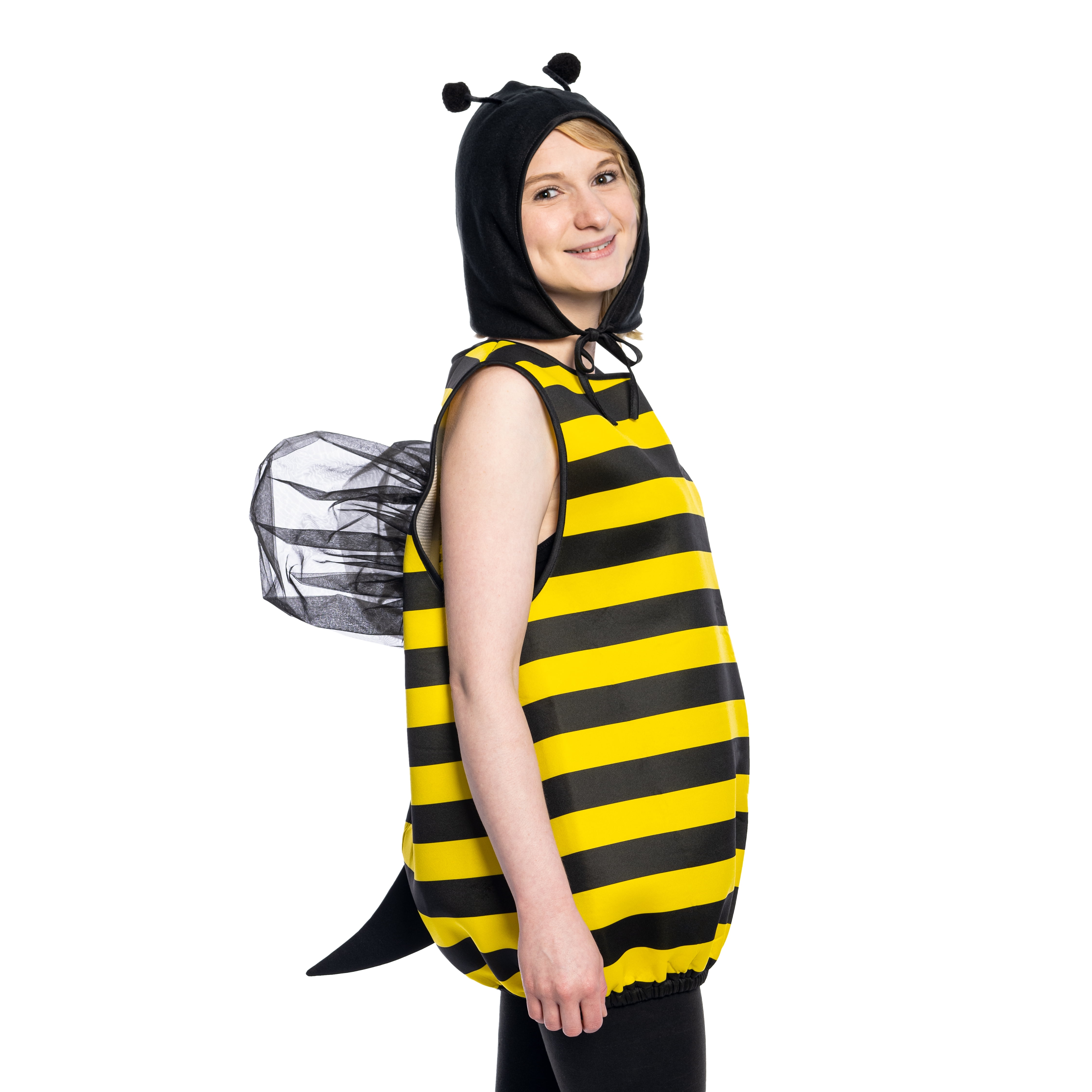 Bumble Bee Halloween Costume with Adjustable Hat Head Piece Pull On ...
