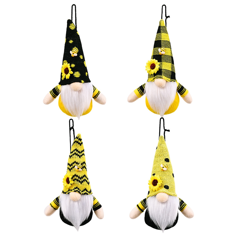 Bumble Bee Hanging Gnome Ornaments 1 Pack, Handmade Swedish Honey Bee ...