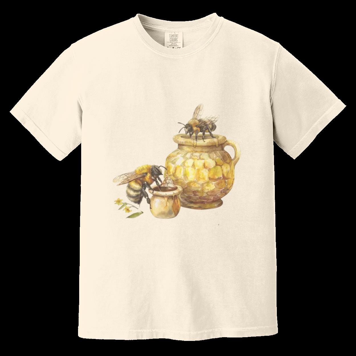 Bumble Bee Lover Gift Comfort Color T-Shirt Digital Art, for men ...