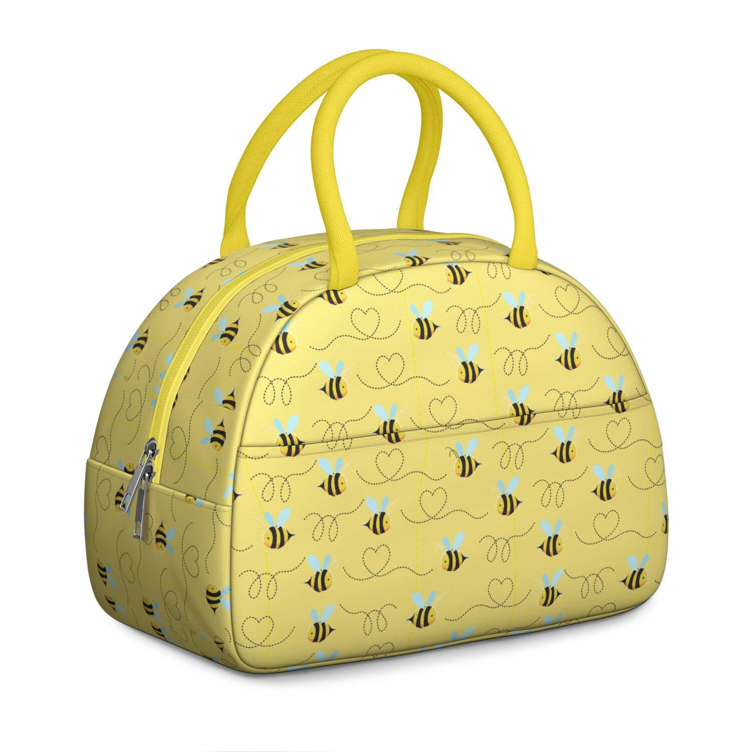 Bumble Bee Lunch Bag – Adorable Bee and Honeycomb Pattern for Bee ...