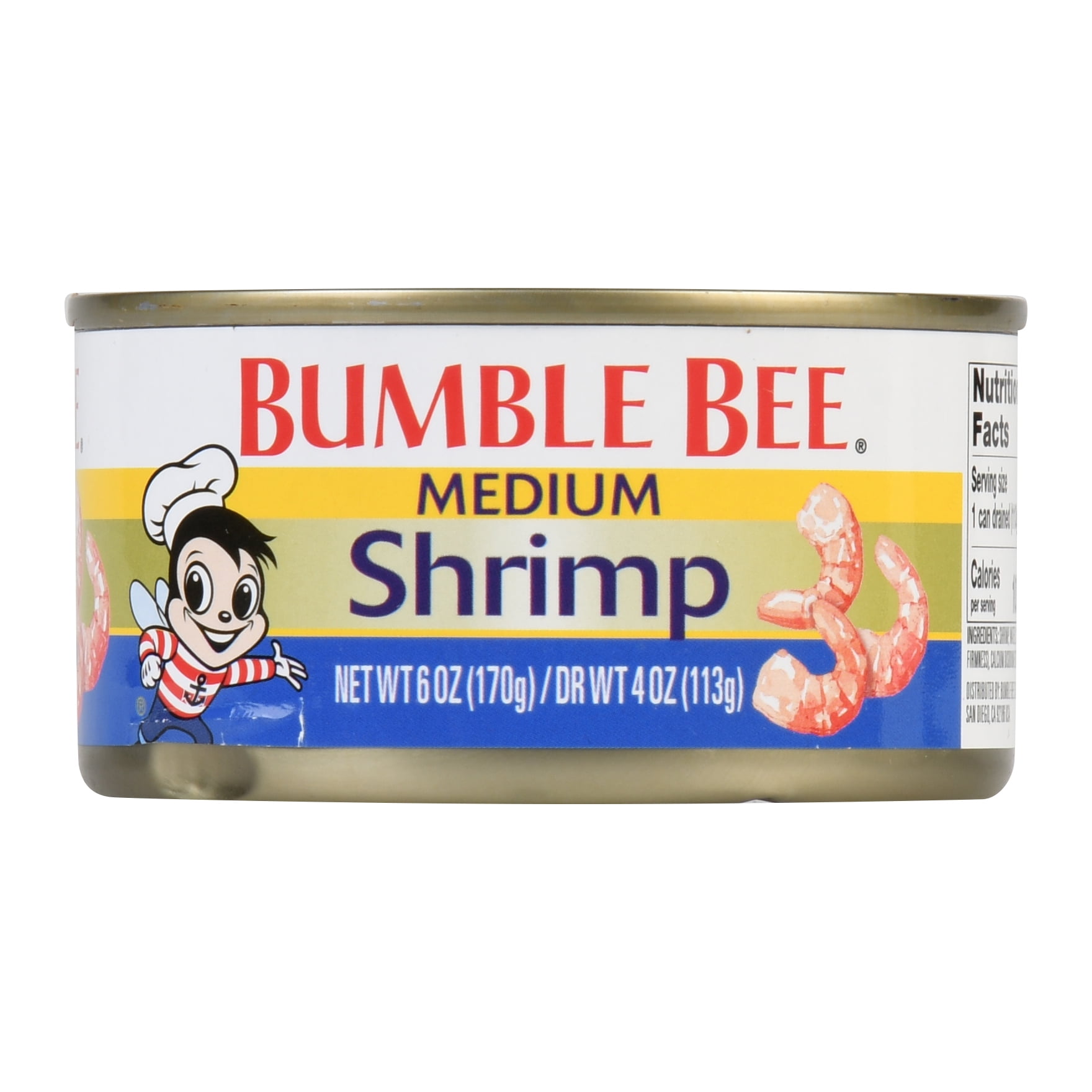 Bumble Bee Regular Medium Shrimp, 4oz can - Walmart Business Supplies